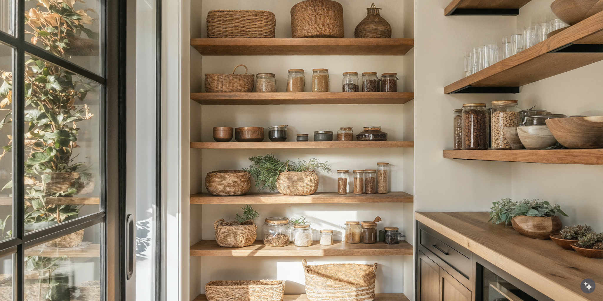 Mid-Century Modern Pantry - Material Insider
