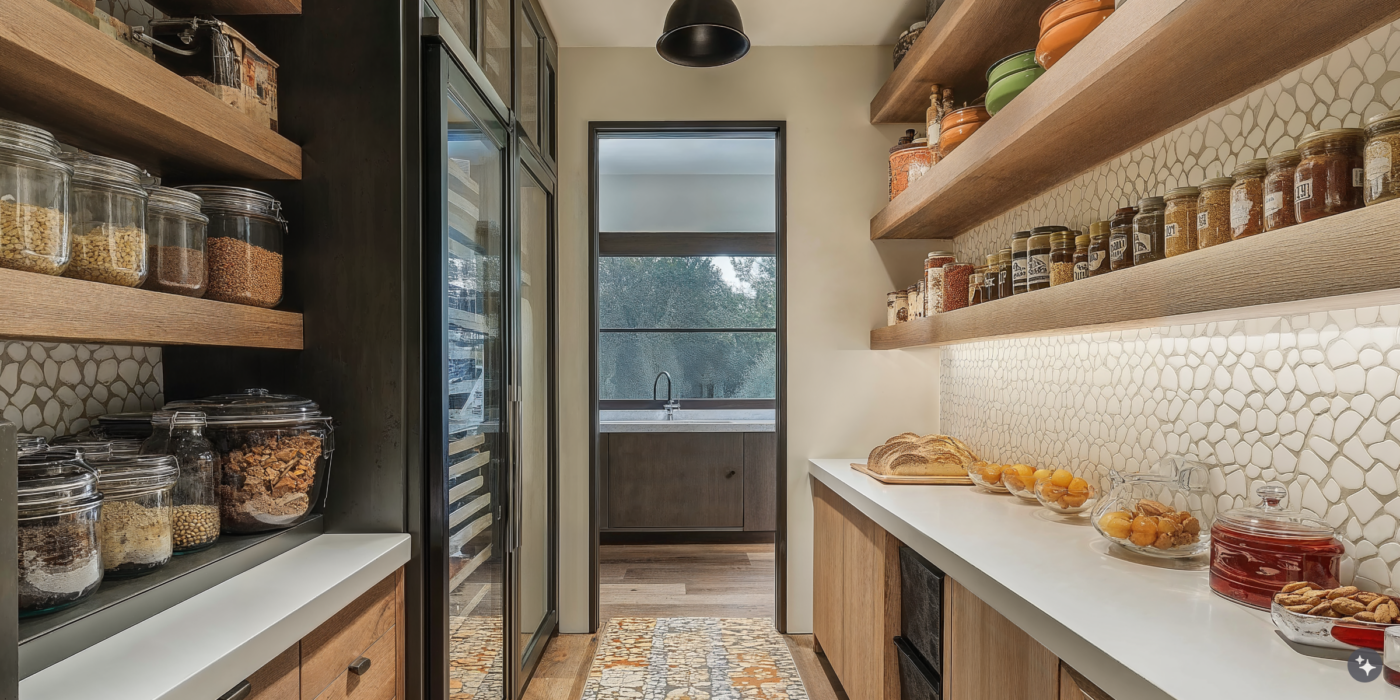 Mid-Century Modern Pantry - Material Insider