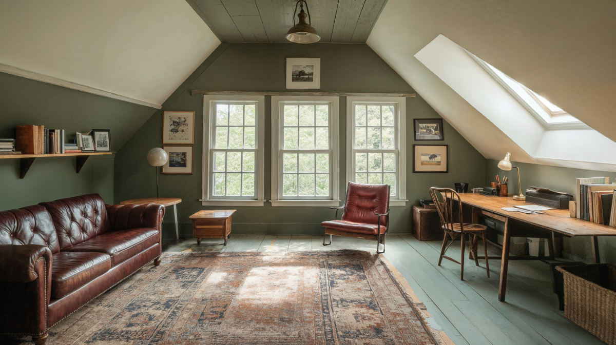 Retro Americana Attic Study - Material Insider