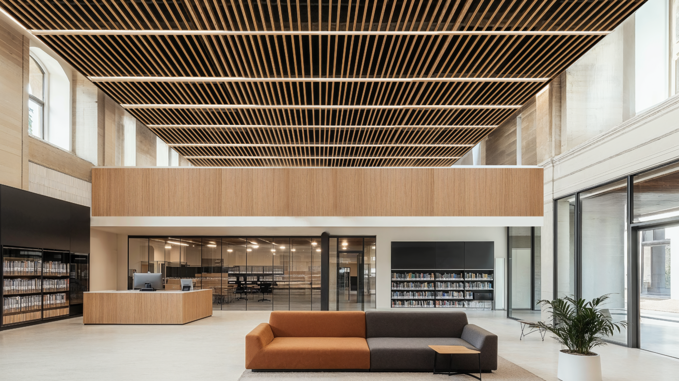 Statement Ceilings in University Design - Material Insider