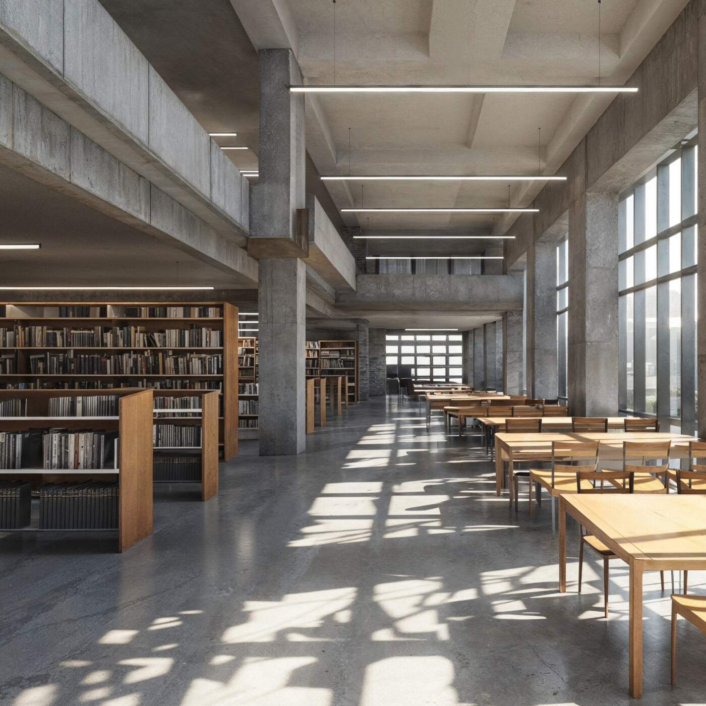Brutalist Libraries - Material Insider